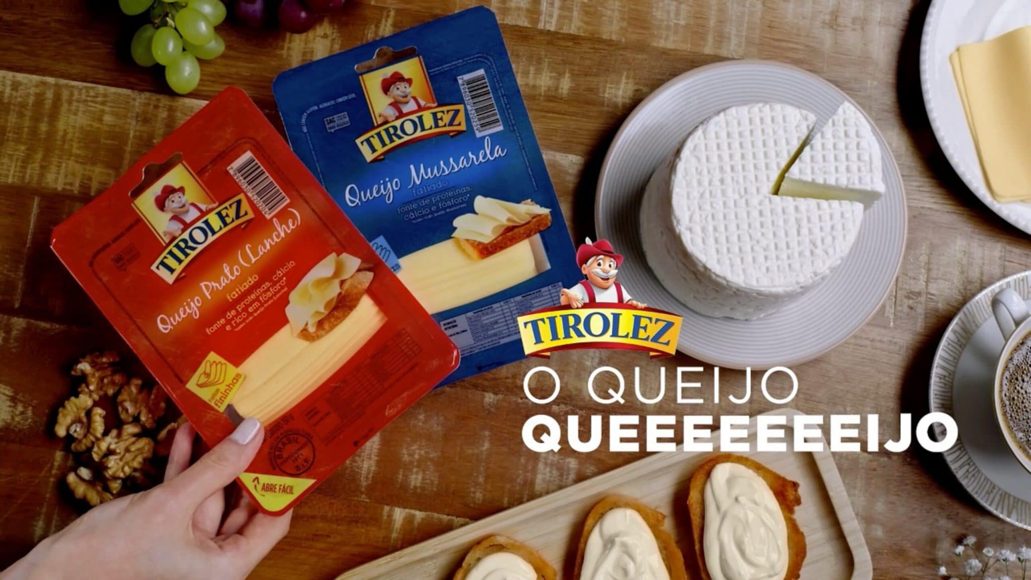 Tirolez apresenta campanha de mídia "Tirolez, o queijo queeeeijo"