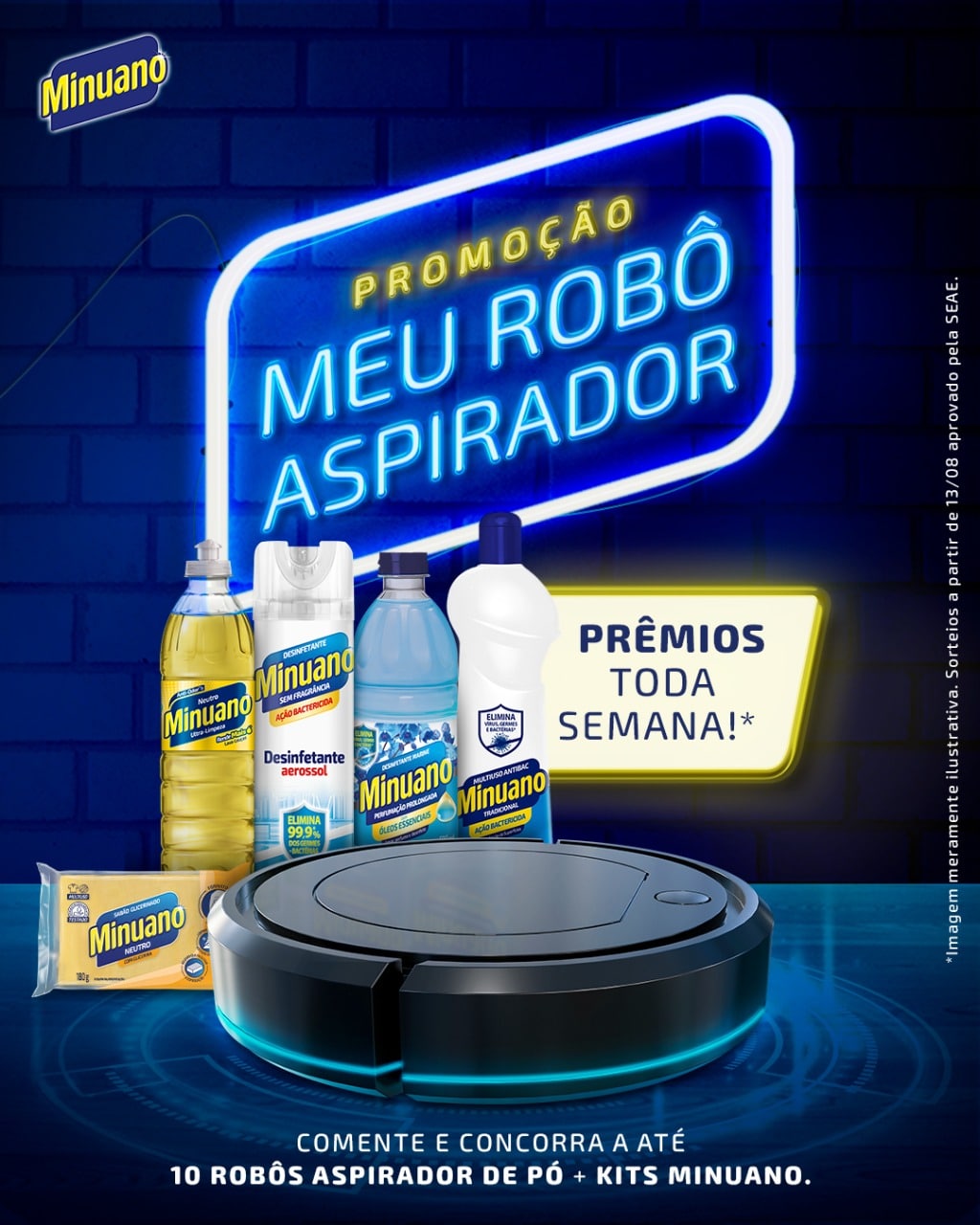 Minuano Logo Sabão Em Barra Minuano Coco 1 Kg Pacote X 5