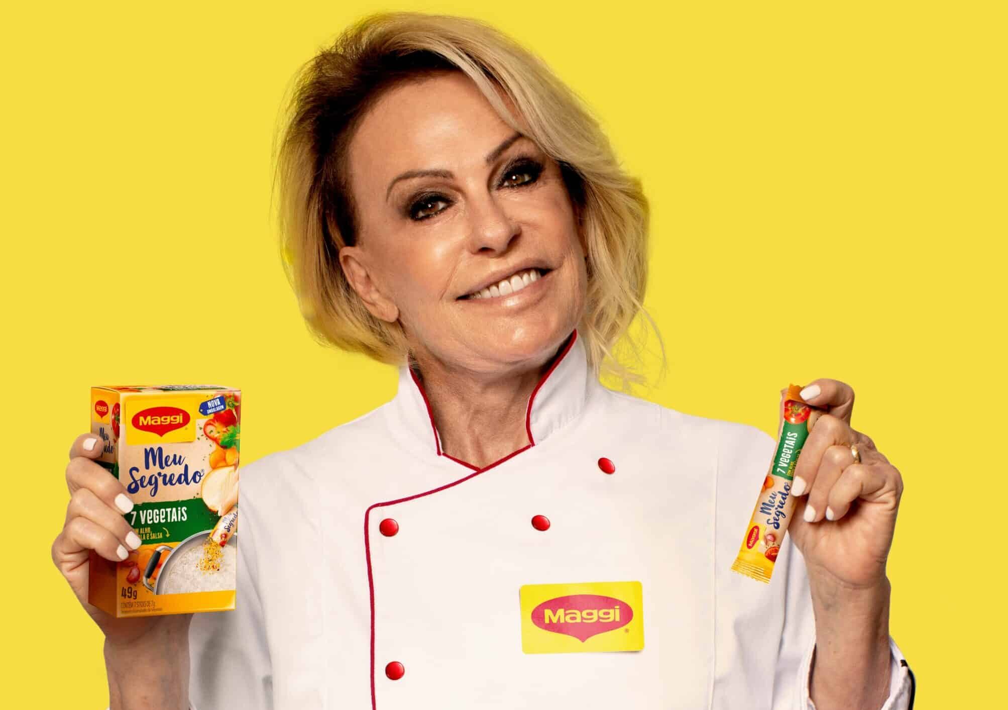 Maggi anuncia Ana Maria Braga como nova embaixadora