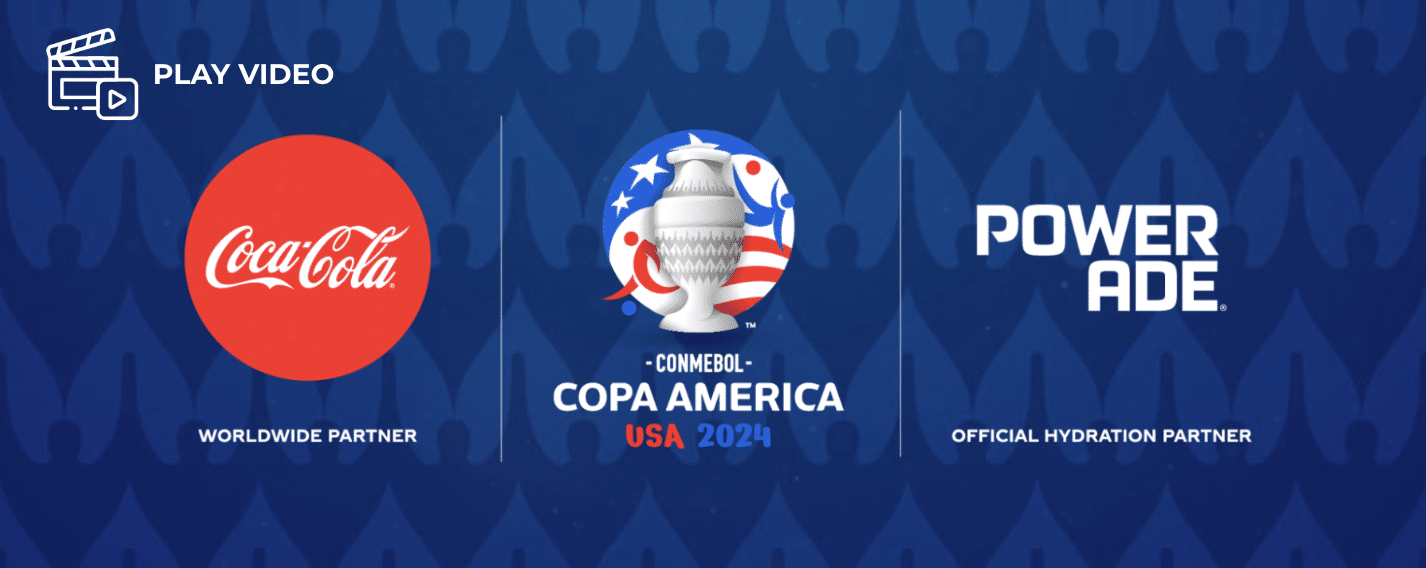 Coca-Cola e Powerade anunciam parceria global com a Copa América 2024