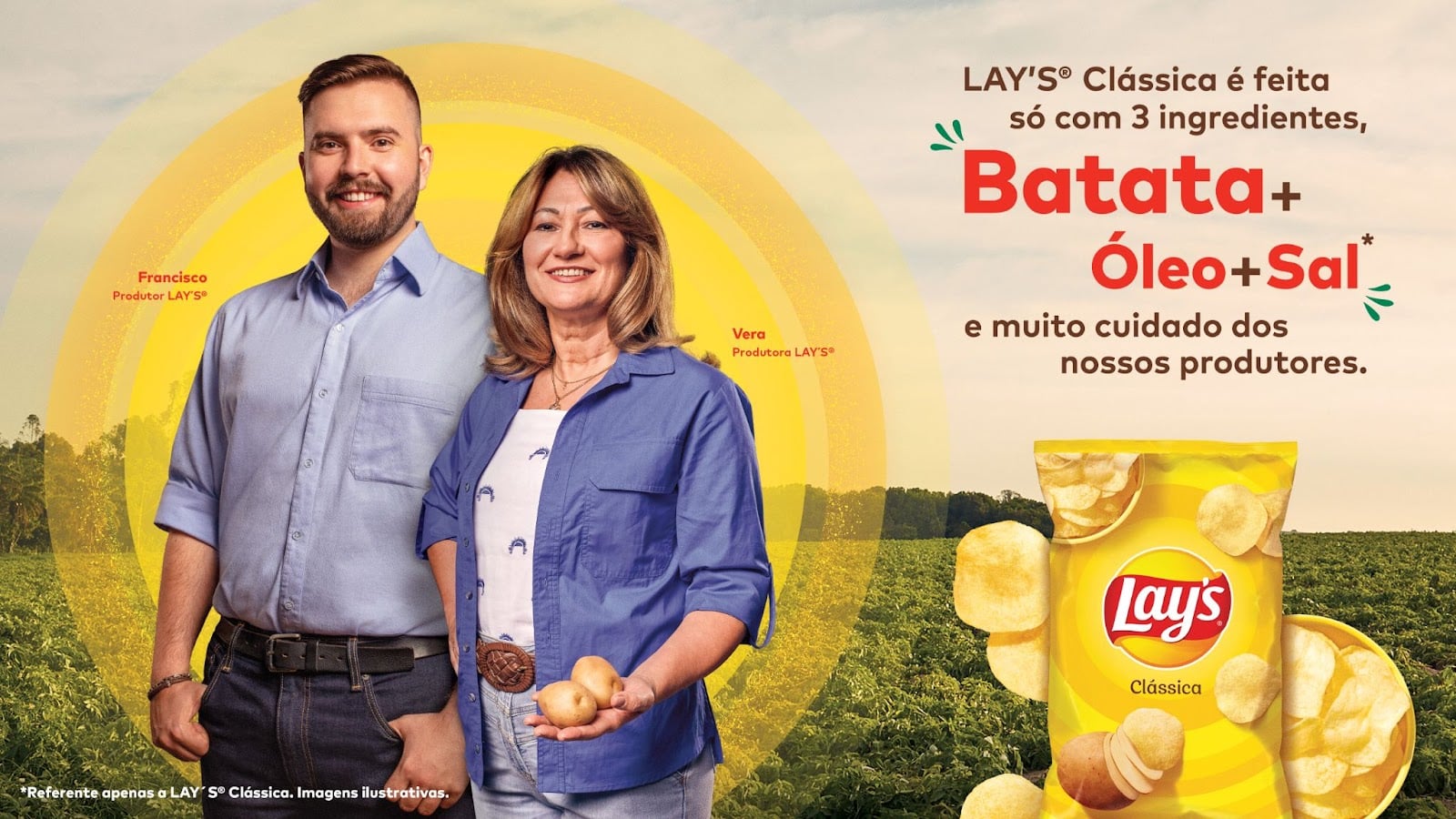 Lay's celebra 10 anos no Brasil com ação que reforça naturalidade