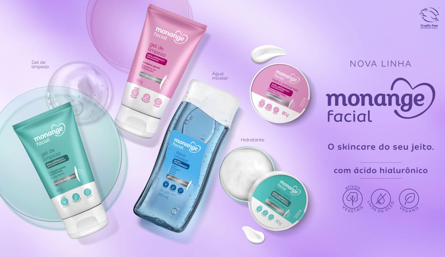 Coty Brasil lança nova campanha da linha Monange Facial