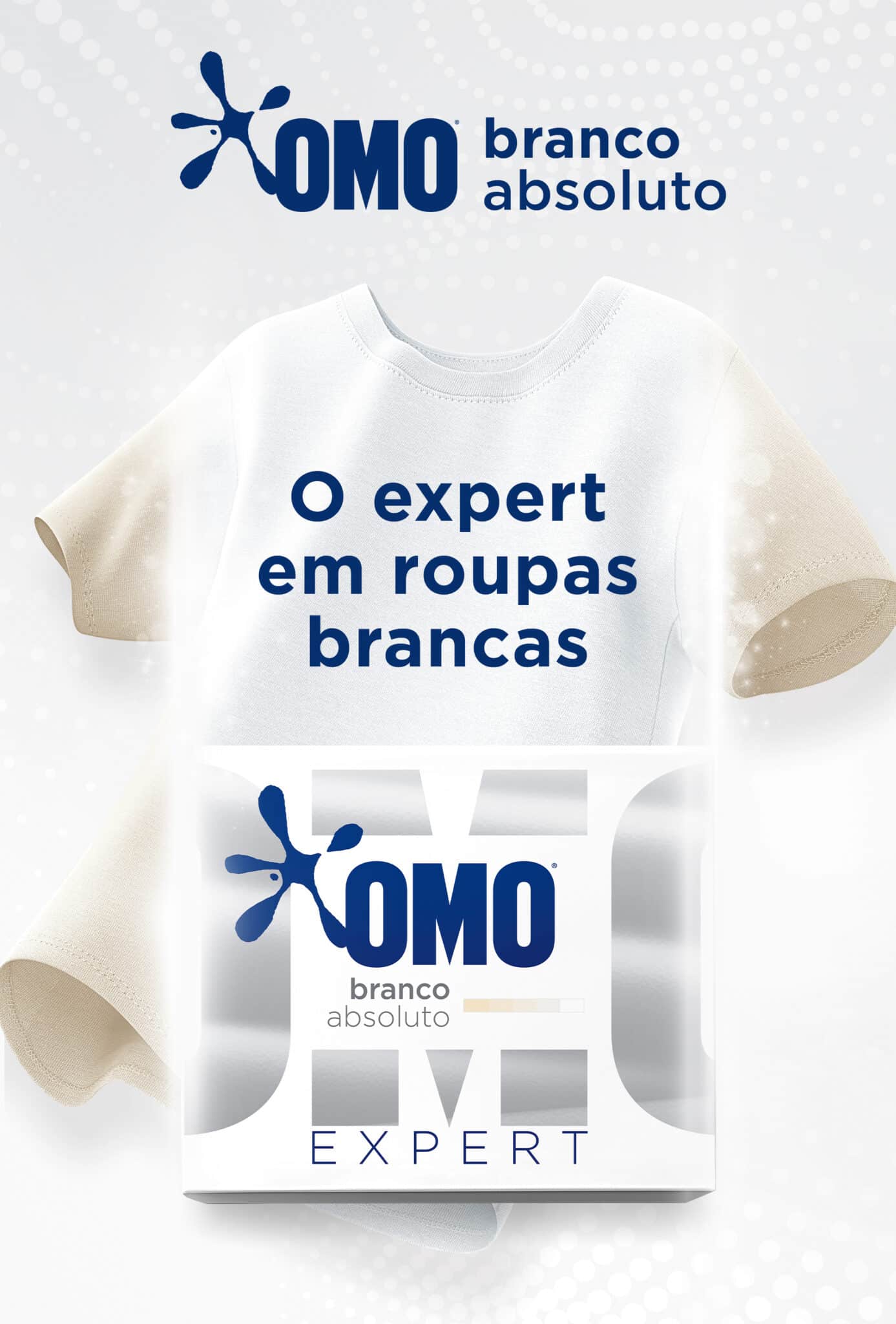 Nova campanha de OMO Branco Absoluto