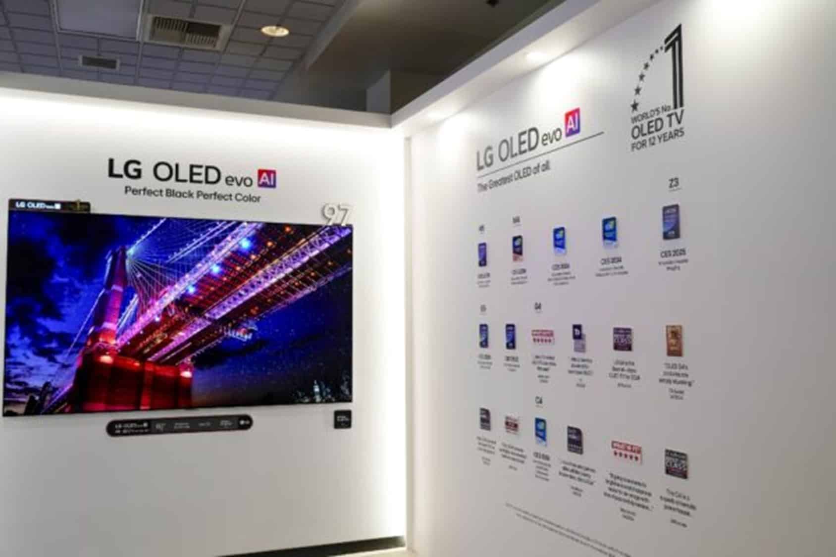 LG recebe mais de 100 prêmios e distinções na CES 2025