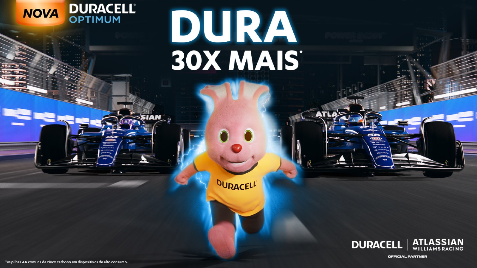 Duracell reforça sua parceria com a equipe Williams Racing com Duracell ...