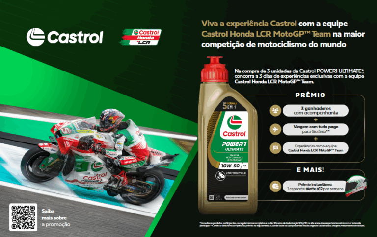 Promoção da Castrol leva aos bastidores da MotoGP